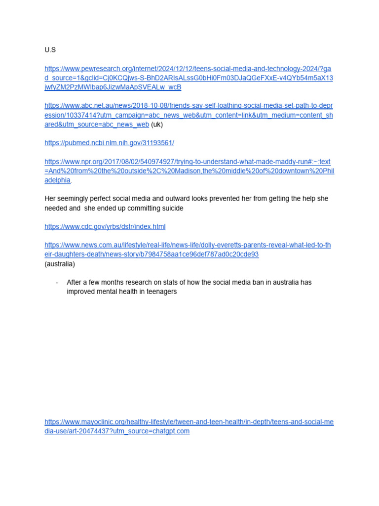 Case Studies On Mental Health | PDF