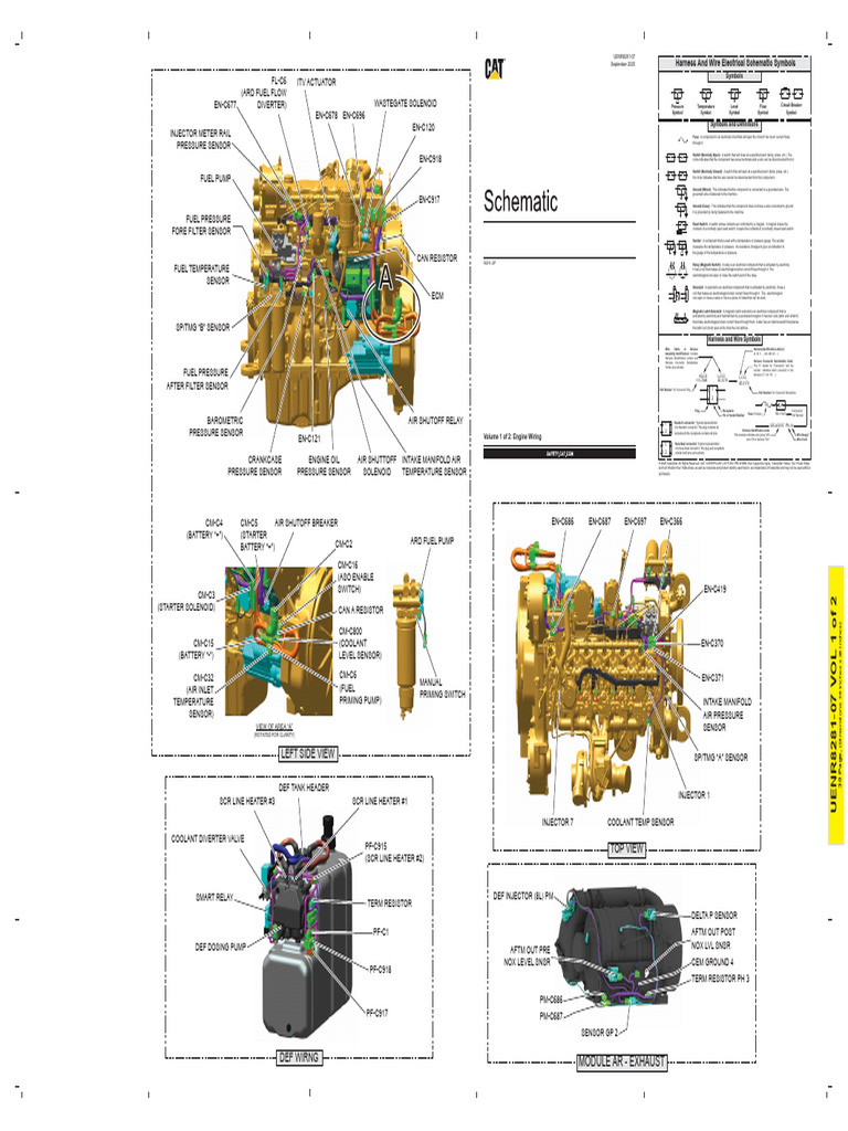 Engine Wiring Symbols and Definitions | PDF | Switch | Electrical Connector