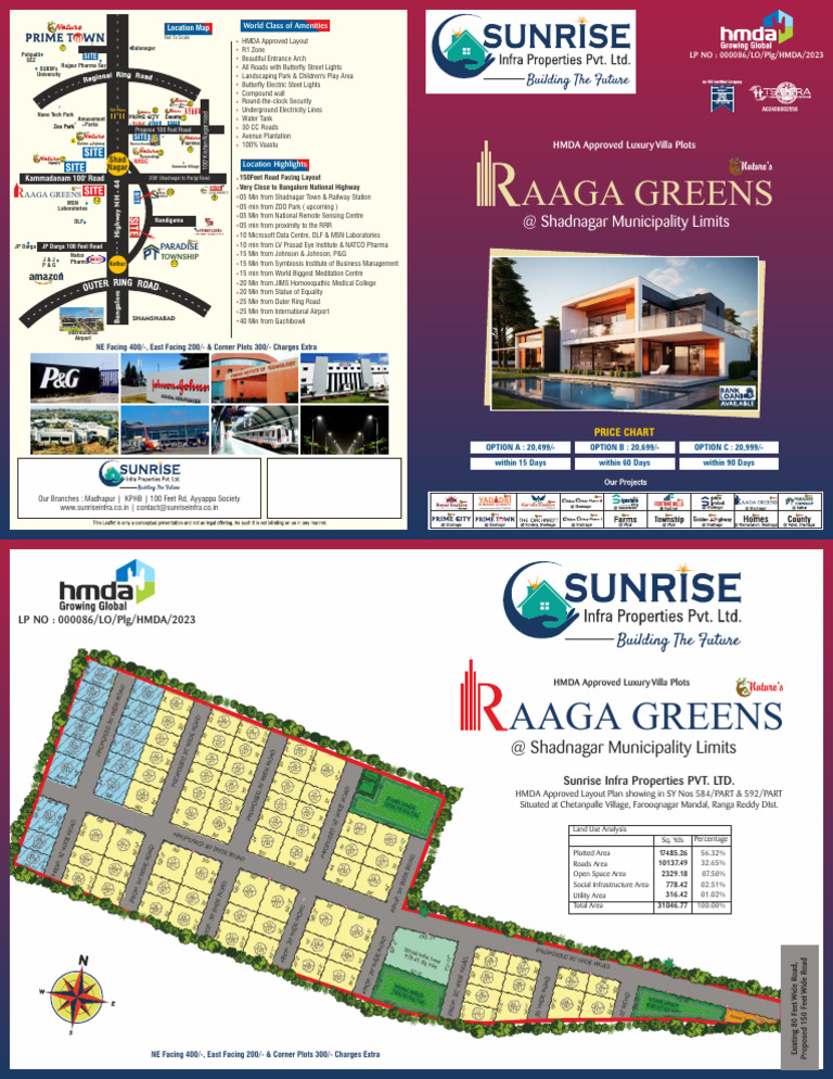 Sunrise Raaga Greens New Brochure ABC April 2025 | PDF