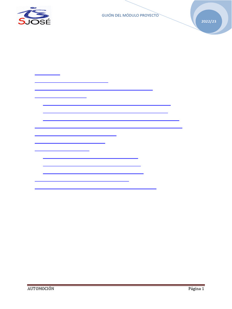 Guión Del Módulo Proyecto | PDF | Presupuesto | Citación