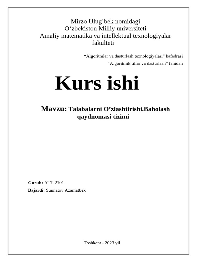 Kurs Ishi | PDF