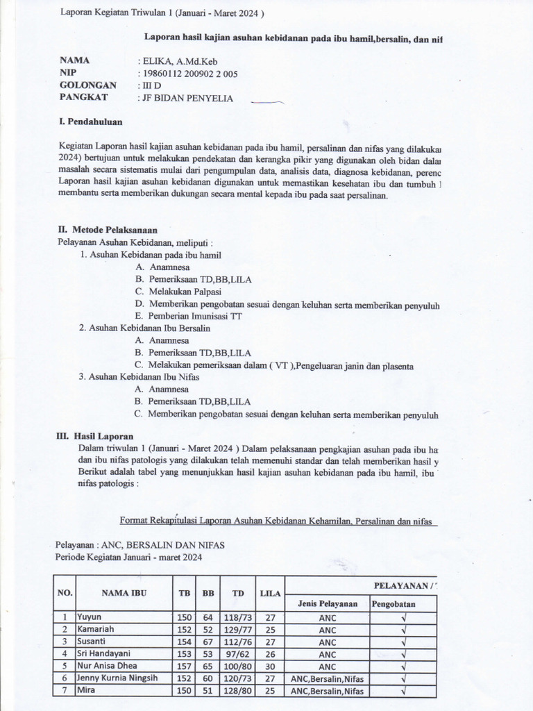 RHK 1 TW 1 Hal 1 | PDF