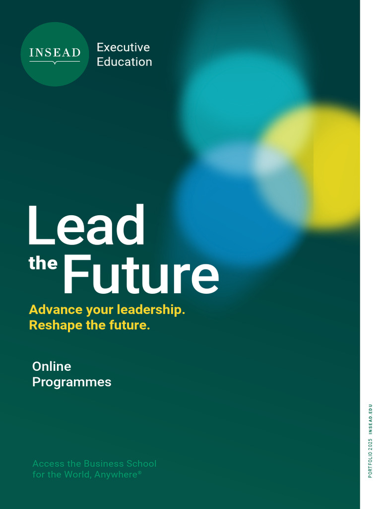 Insead Lead-Edp | PDF | Innovation | Leadership