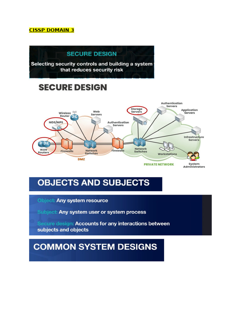 Cissp Domain 3 | PDF