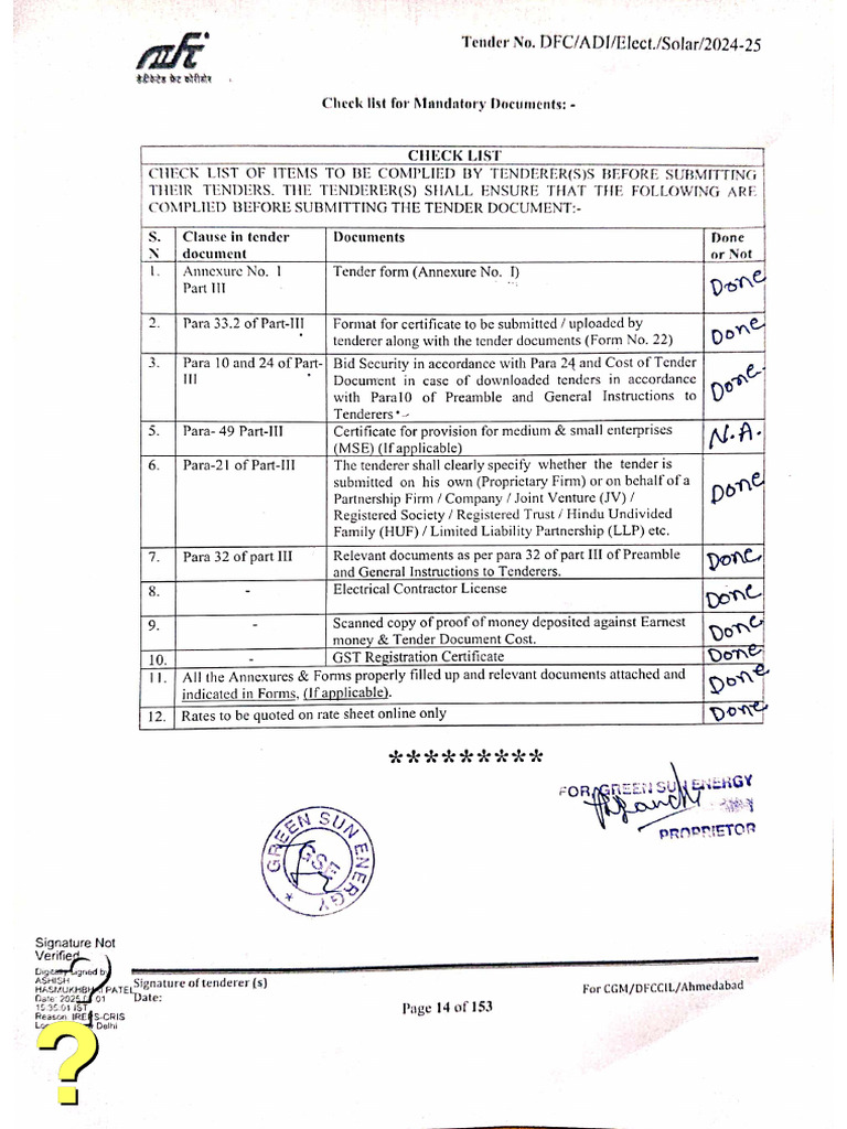 Signature Verification Document | PDF