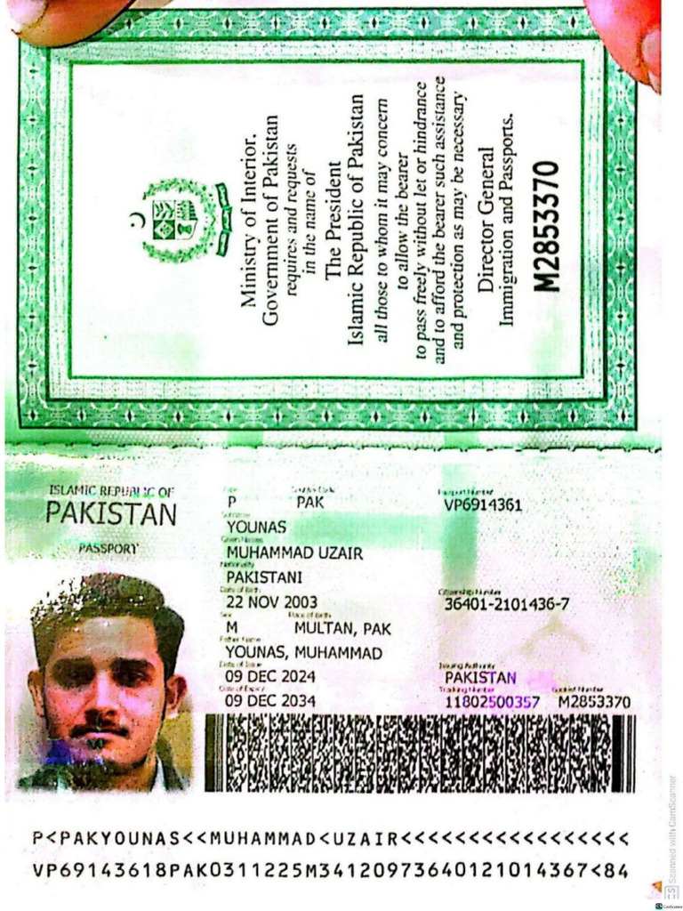 VP6914361 Muhammad Uzair Younas (Safety Officer) | PDF