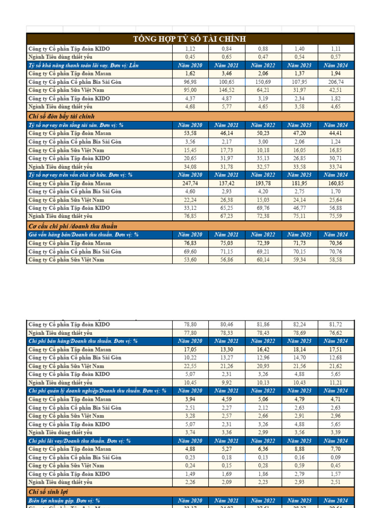 BCĐKT & BCTC - Chỉ Số TC | PDF