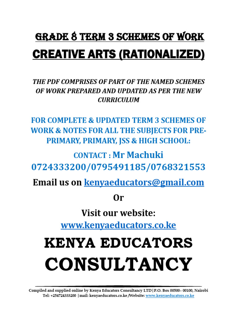 Cas Grade 8 Term 3 Sow Sample | PDF | Teaching | Pedagogy