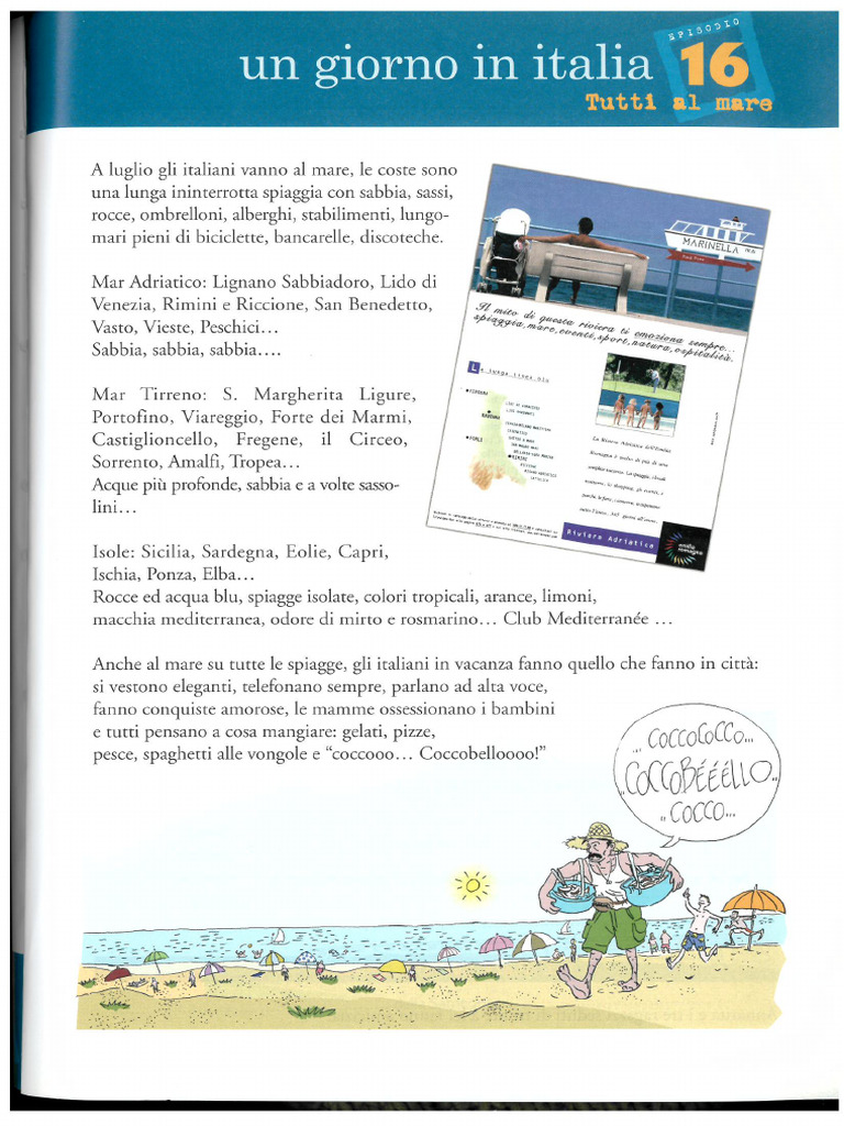 Passato Prossimo Vacanze | PDF