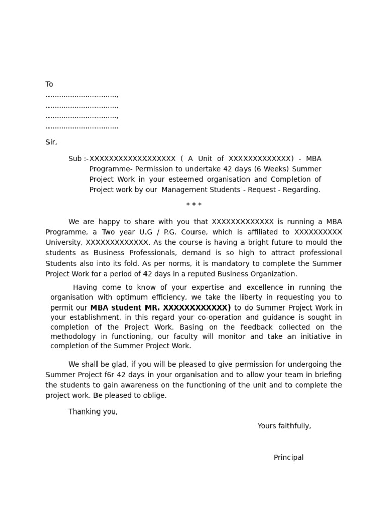 Mba Student Mr. XXXXXXXXXXXX | PDF