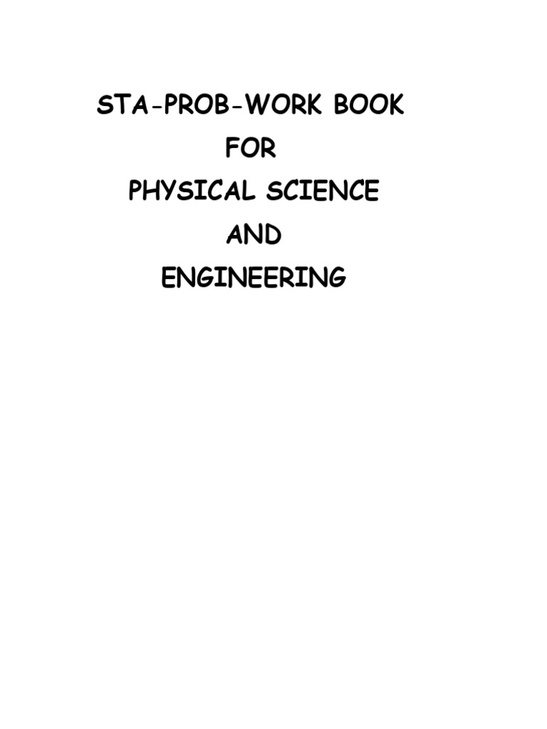 Sta Prob PDF | PDF | Statistics | Probability Distribution