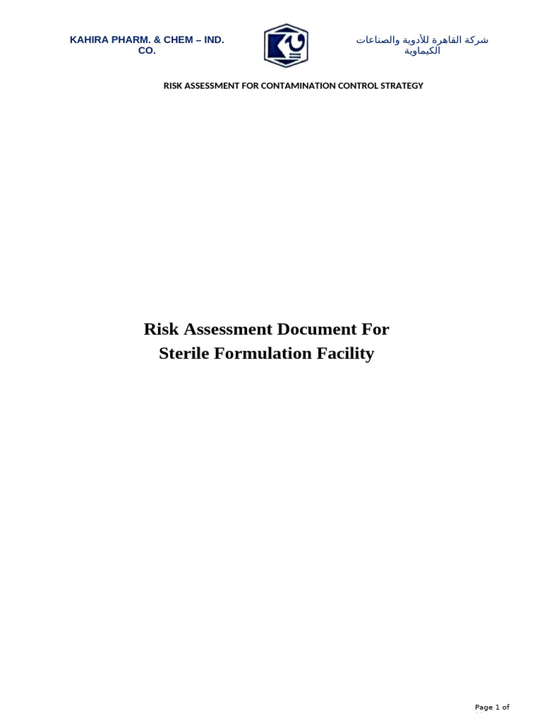 Risk Assessment of CCS Formate | PDF | Risk | Risk Management