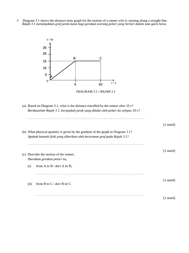 2A (4m) Linear Motion Graph - DIC | PDF | Mechanics | Theory Of Relativity