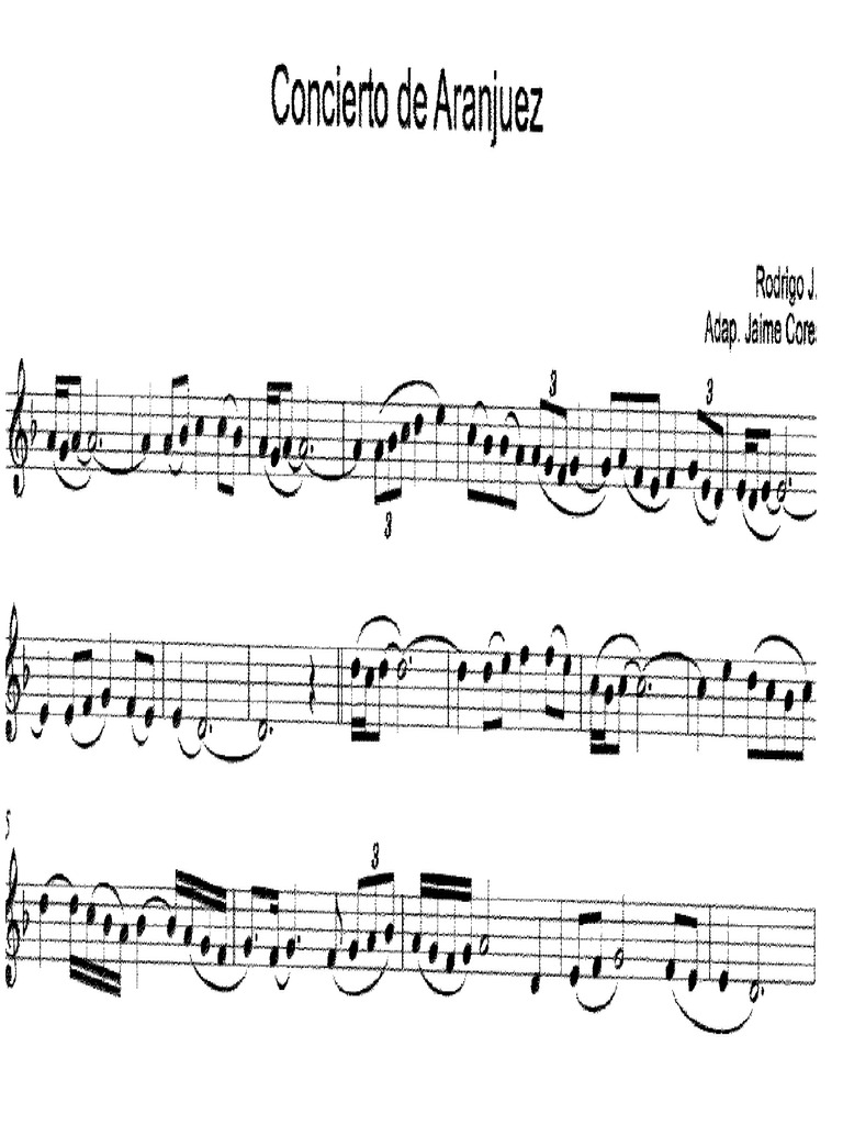 Concierto de aranjuez spain | PDF