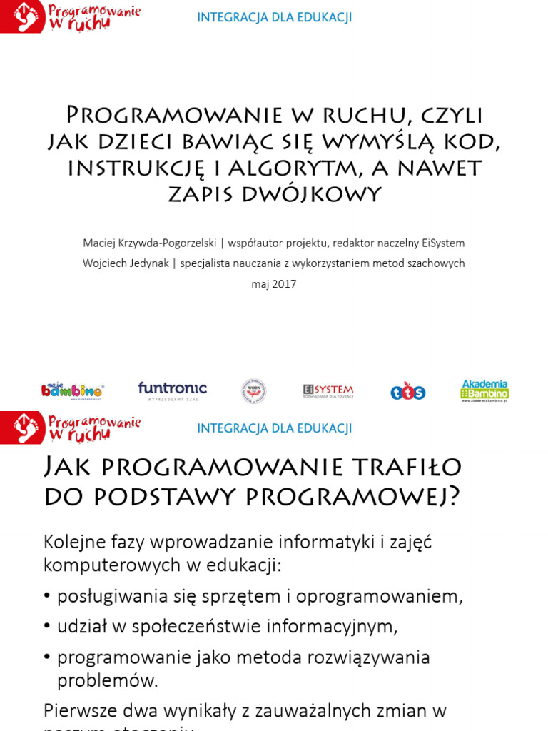 prezentacja-programowanie-w-ruchu | PDF