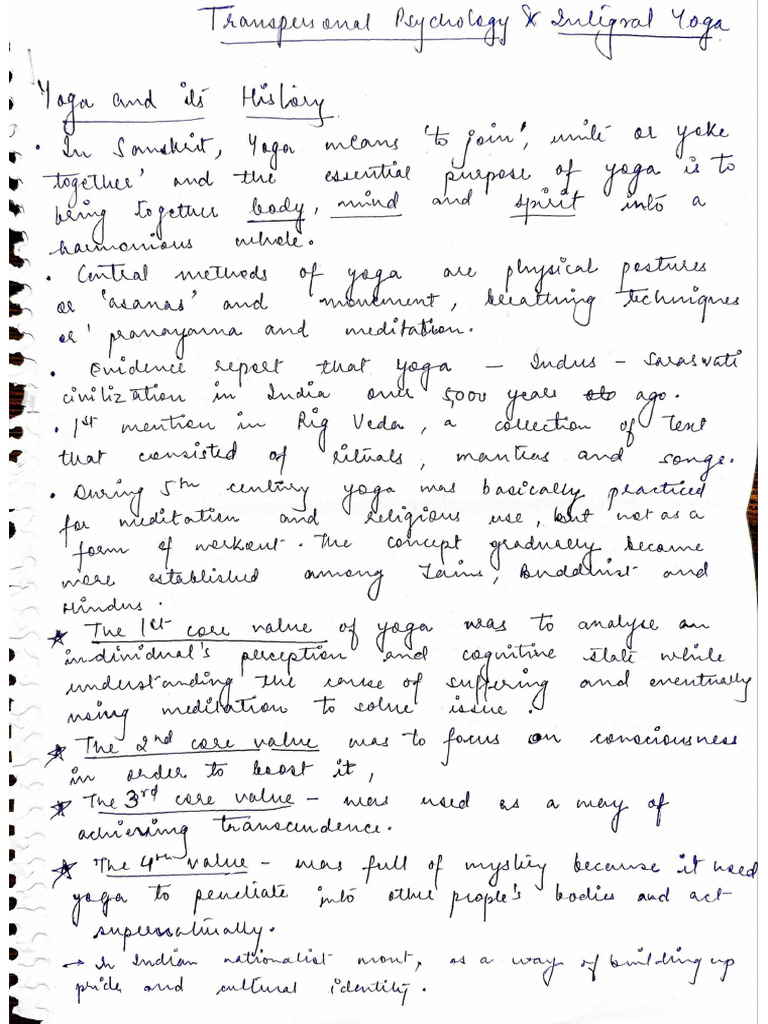 Transpersonal Psychology and Integral Yoga | PDF