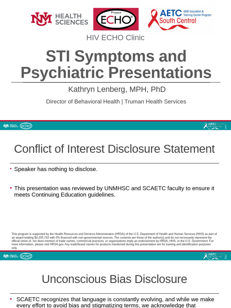 STI Symptoms and Mental Health Impact | PDF | Sexually Transmitted ...