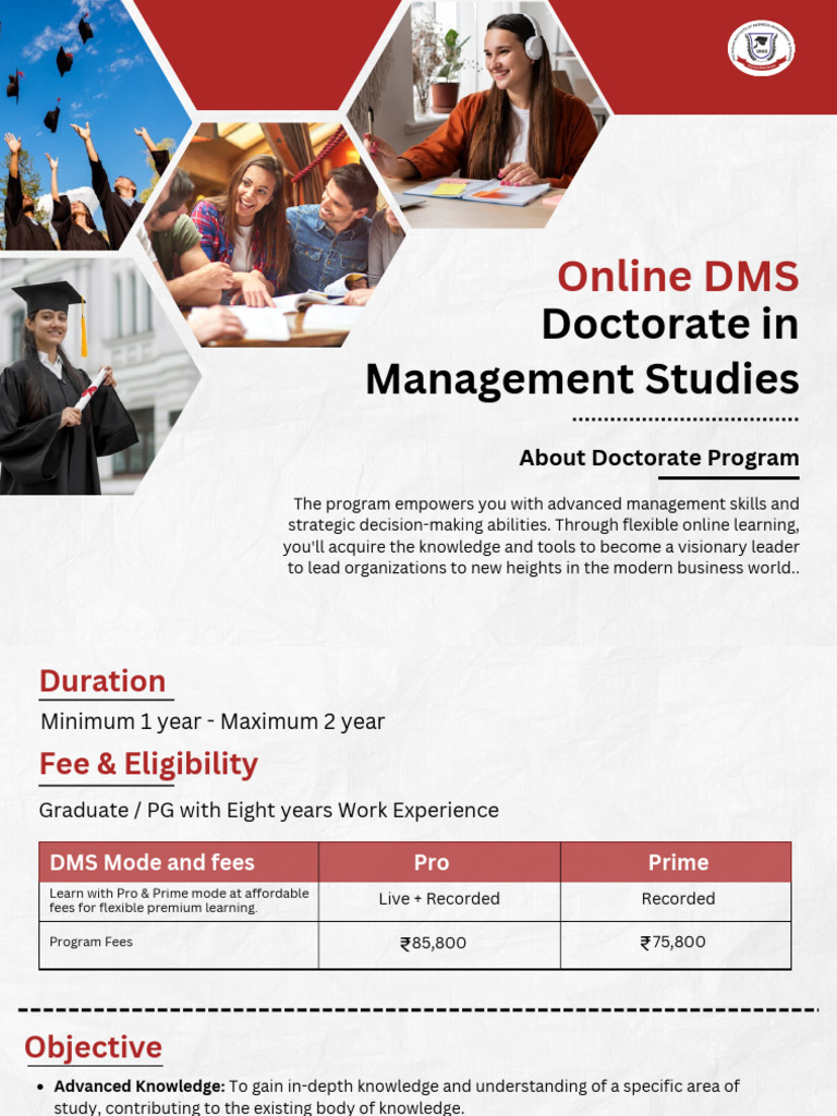 Online Doctorate in Management Studies | PDF
