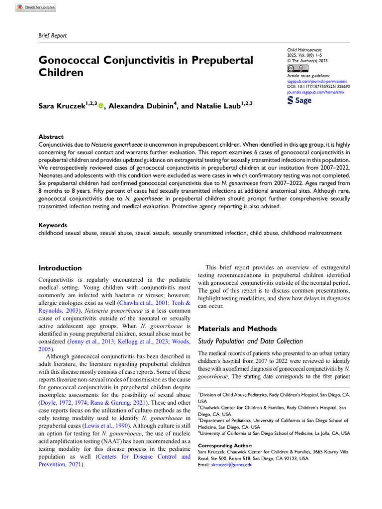 kruczek-et-al-2025-gonococcal-conjunctivitis-in-prepubertal-children ...
