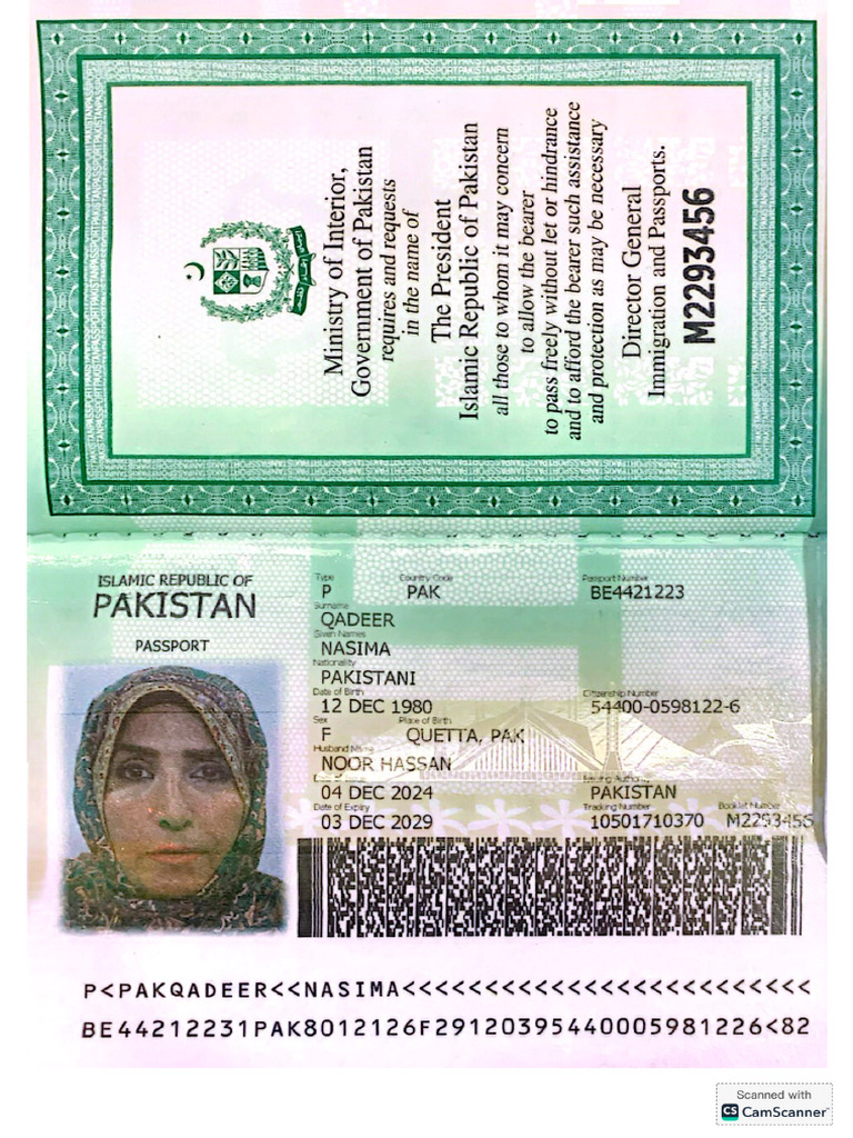 Nasima New Passport | PDF