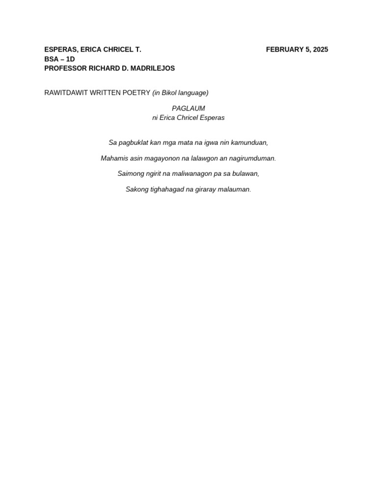 Esperas Rawitdawit | PDF