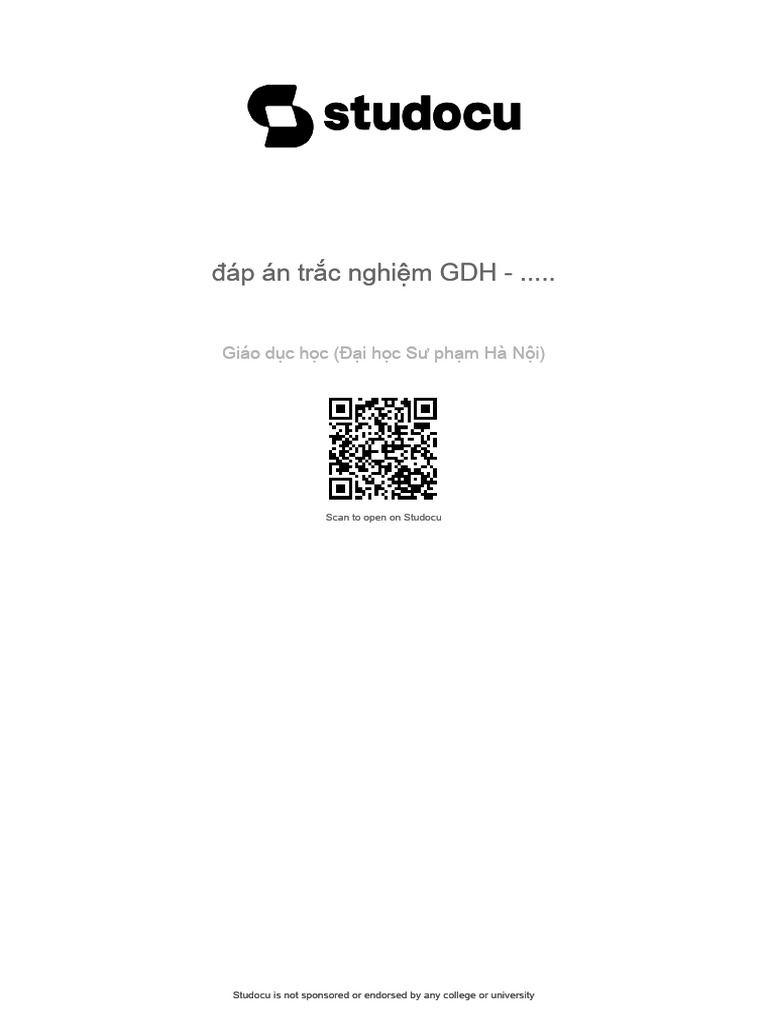 dap-an-trac-nghiem-gdh | PDF
