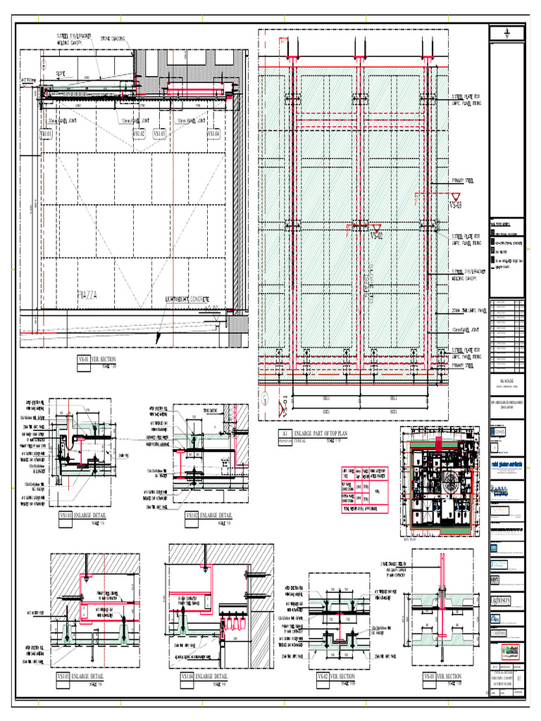 TYPICAL DETAIL FOR UHPC CANOPY-Rev-01 (1) | PDF