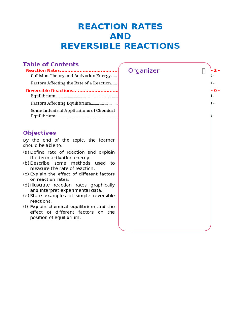 Impact of Gas Compression on Reaction Rates | PDF | Reaction Rate ...