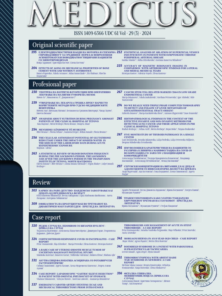 Medicus Dhjetor 2024 | PDF