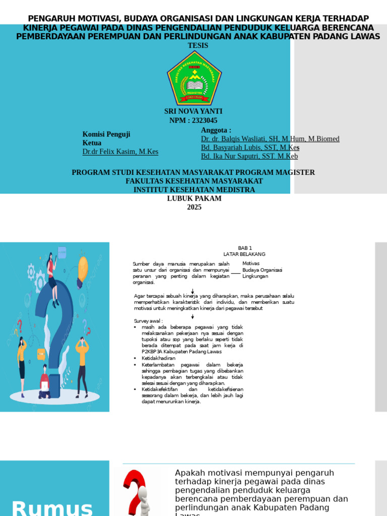 Pengaruh Motivasi dan Budaya Kerja Pegawai | PDF