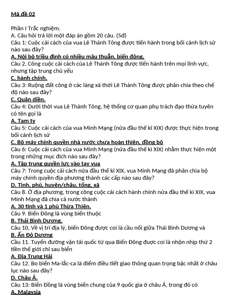 Lich Su | PDF