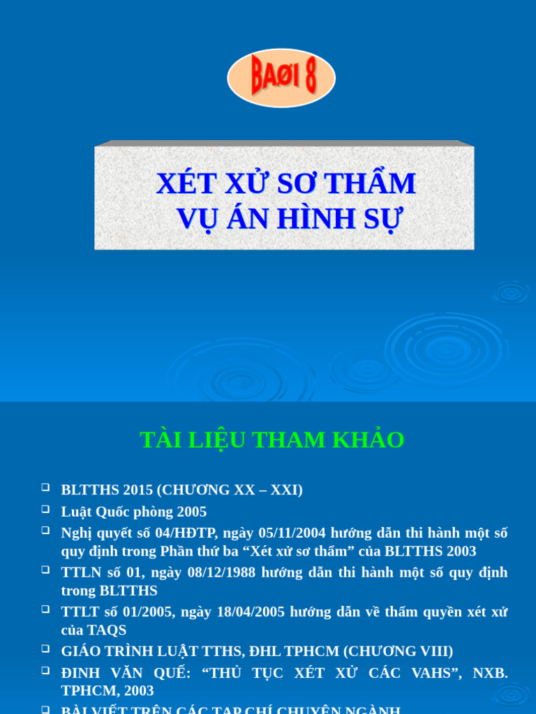 TTHS - Bai 8 | PDF
