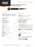 Datasheet B3 Control Cable ACS | PDF | Wire | Electrical Conductor