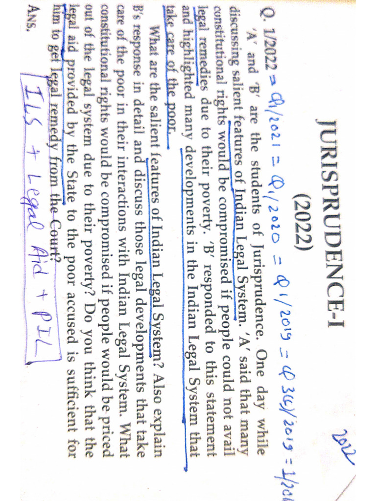 Indian Legal System (Juris) | PDF