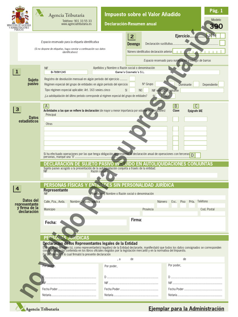 Descarga Modelo 390 IVA | PDF | Impuestos | Conceptos legales