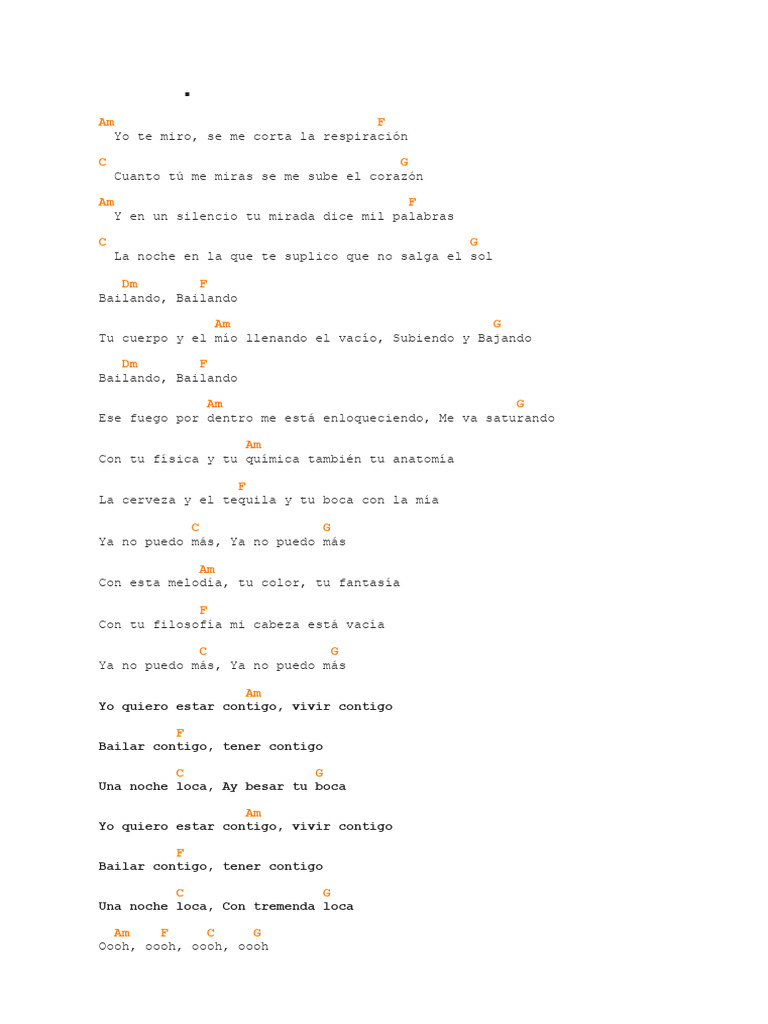 Bailando - Enrique Iglesias | PDF