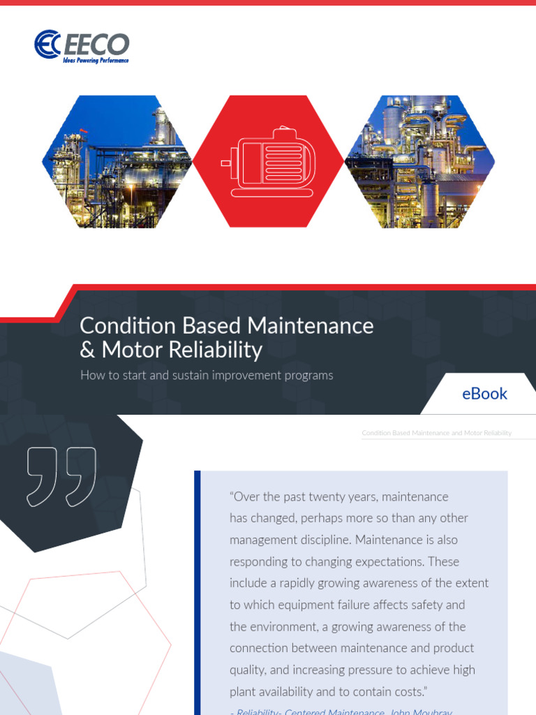 Condition-Based Maintenance for Motors | PDF | Reliability Engineering