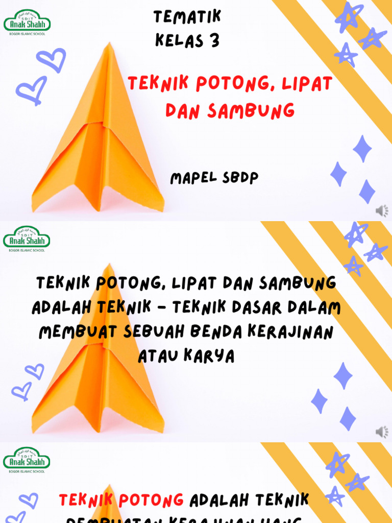 PDF Teknik Potong, Lipat Dan Sambung (2) (1) | PDF