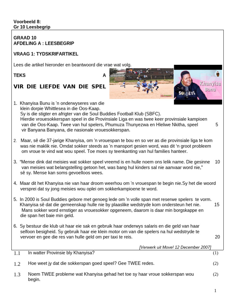 GR 10 VR 1 BEGRIPSTOETS Voorbeeld 8 | PDF