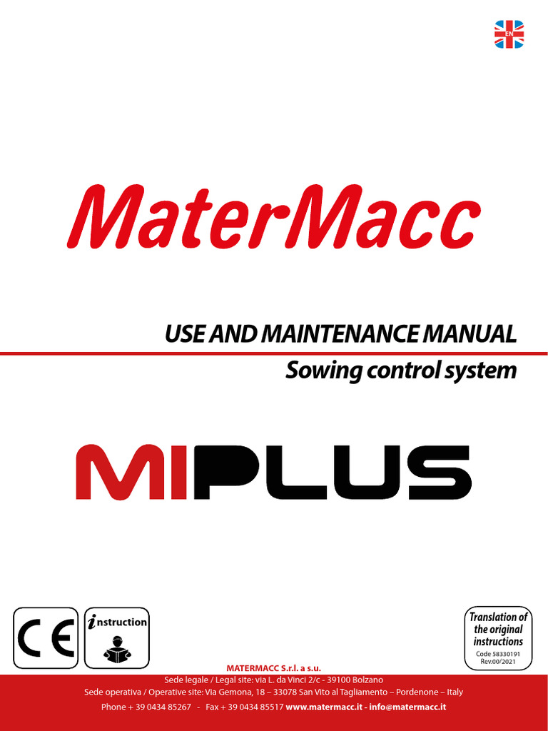 Operation Manual MIPLUS REV - 00 en | PDF | Qr Code | Mobile App