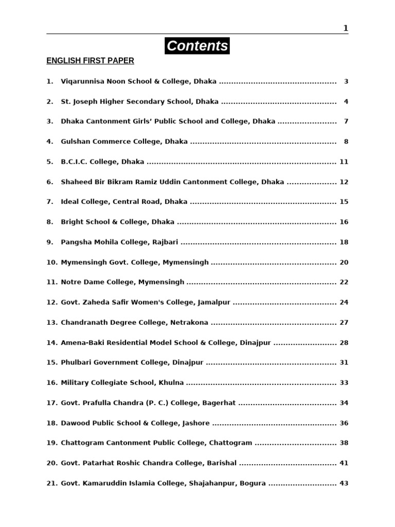 HSC English Special Test Papers 2023 Exam 2024 | PDF | Dream | Adolescence