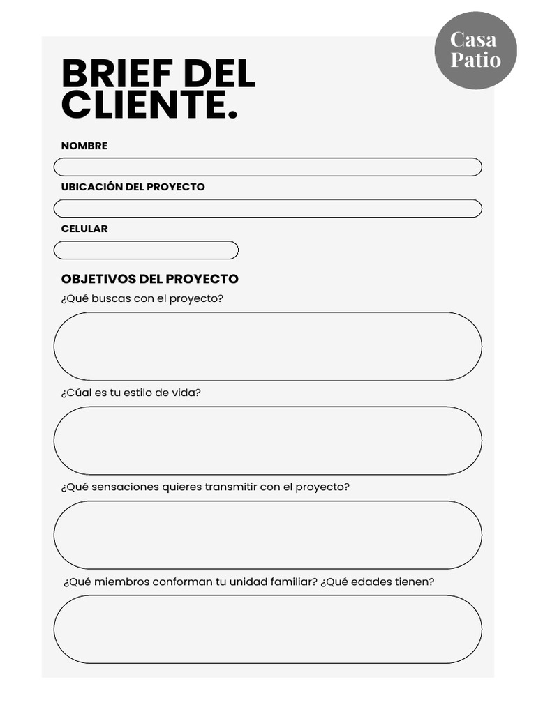 Brief Del Cliente | PDF