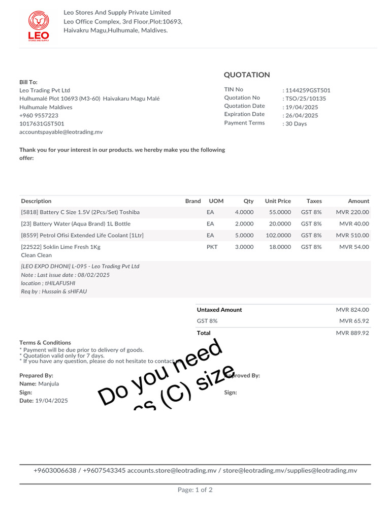 L-095 - (Leo Expo Dhoni) 19-04-2025 - 1 | PDF