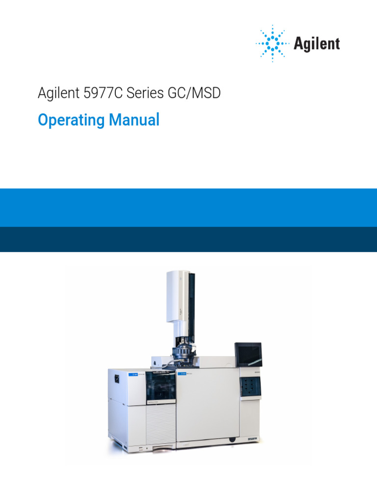 5977c Series | PDF | Gas Chromatography