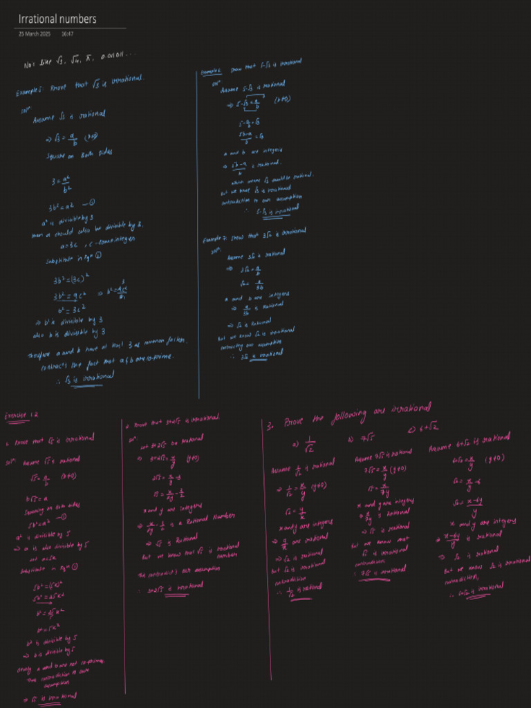 Irrational Numbers | PDF