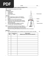 Physical Science Grade 10 Practicals | PDF | Boiling | Water