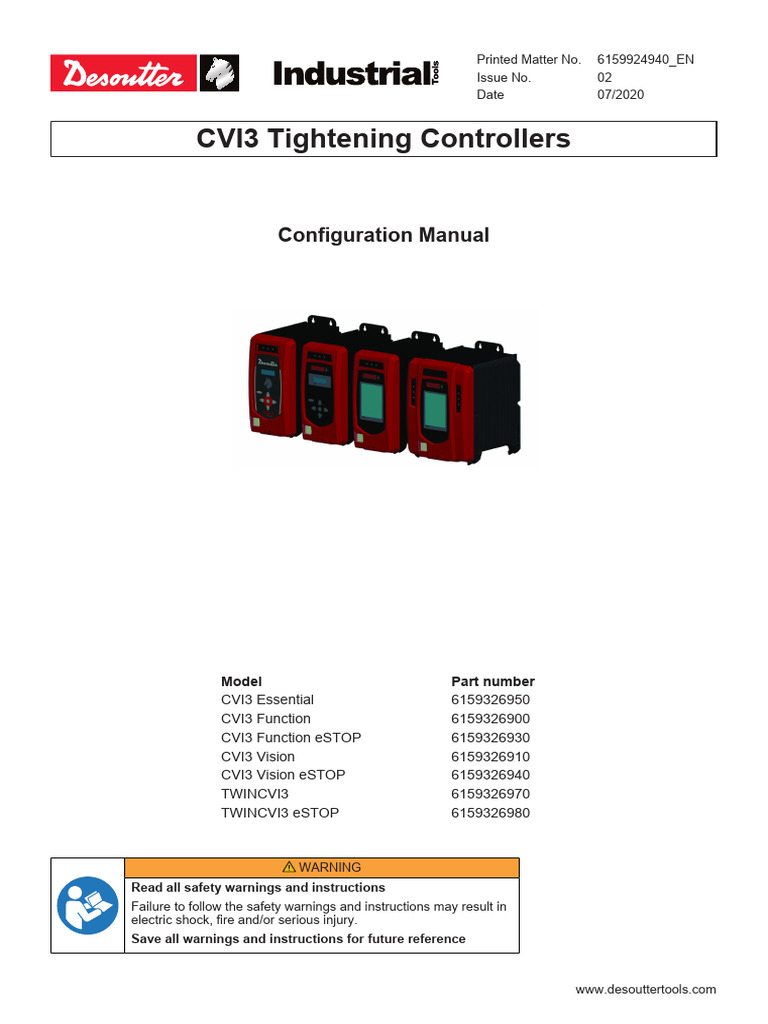 CVI3 Controllers Configuration Manual | PDF | Icon (Computing ...