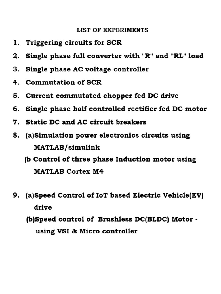 PE-lab-manual - 2025-New-1 | PDF | Electrical Network | Voltage