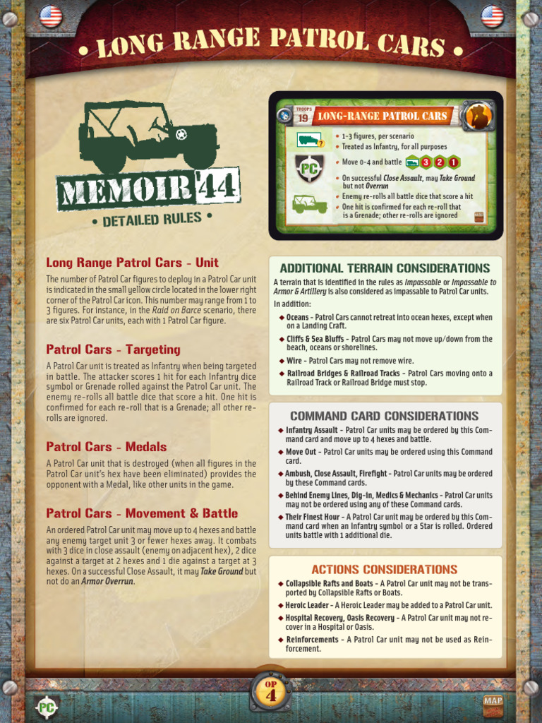 7c Memoir 44 Disaster at Dieppe Rulebook Jeep | PDF | Warfare | Military