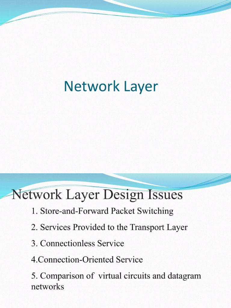 Network Layer | PDF